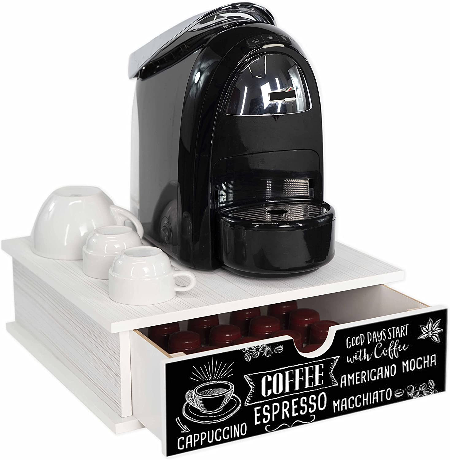 Casa e Regalo. Contenitore Porta Capsule e Cialde caffè Cassetto ...